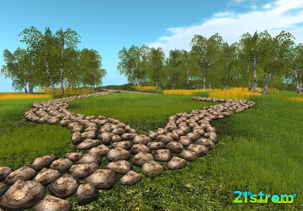 Mesh Rock Path – 21strom – World is Colorful